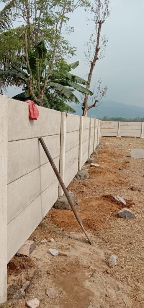 Pemasangan Pagar Panel Beton Tinggi 160cm Lokasi Di Anyer Banten ...